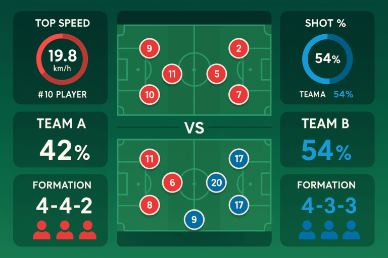 Sports Data Visualization Guide: Examples, Tools & Trends